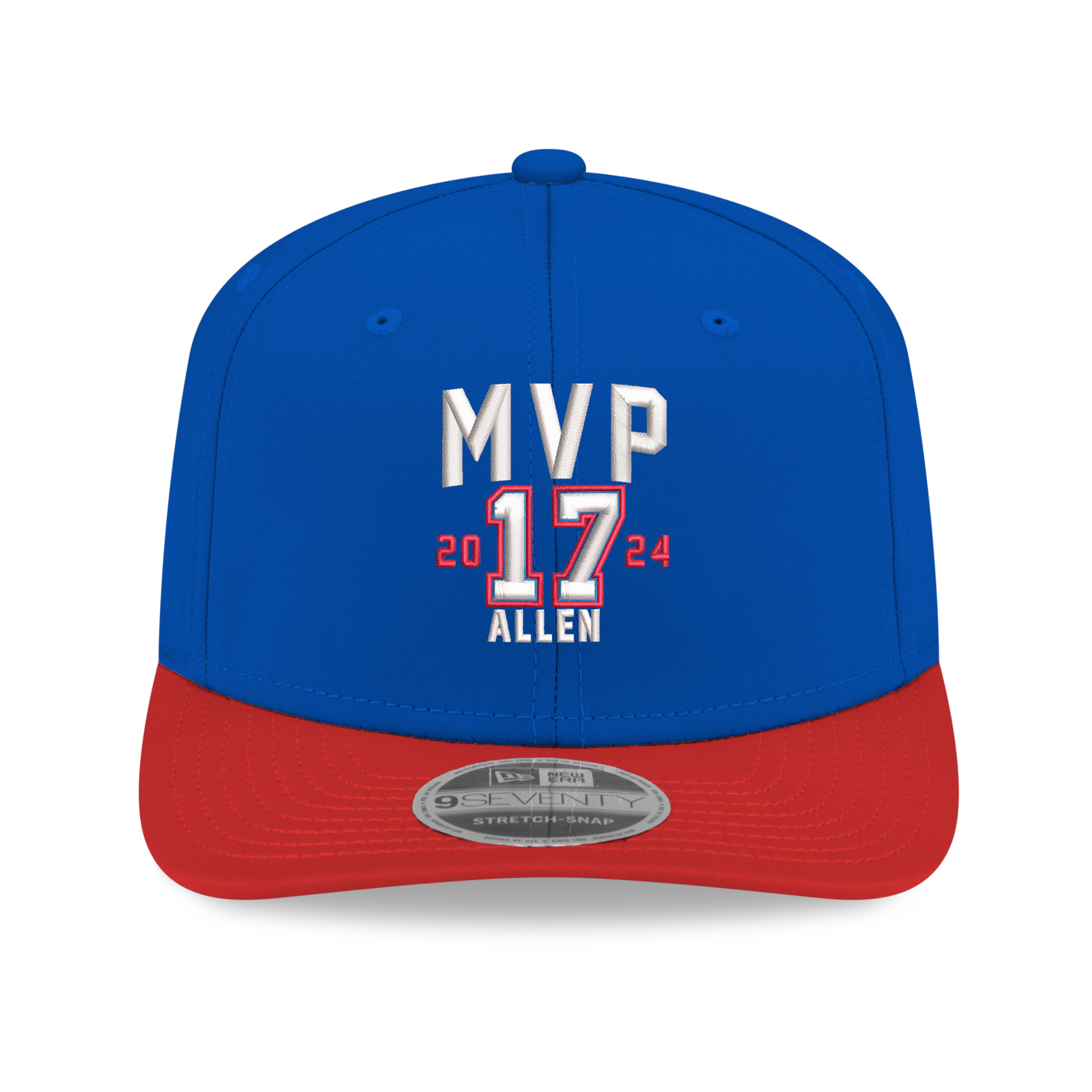 New Era 9SEVENTY Allen MVP 17 Royal & Red Stretch-Snap | The BFLO Store