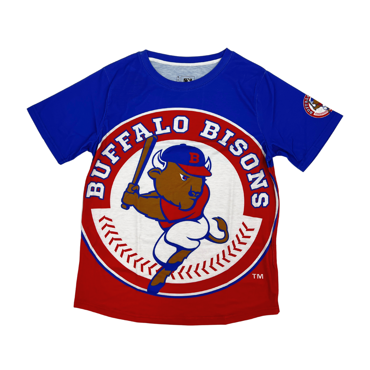 Buffalo Bisons Big Logo Colorblock Short Sleeve Shirt | The BFLO Store