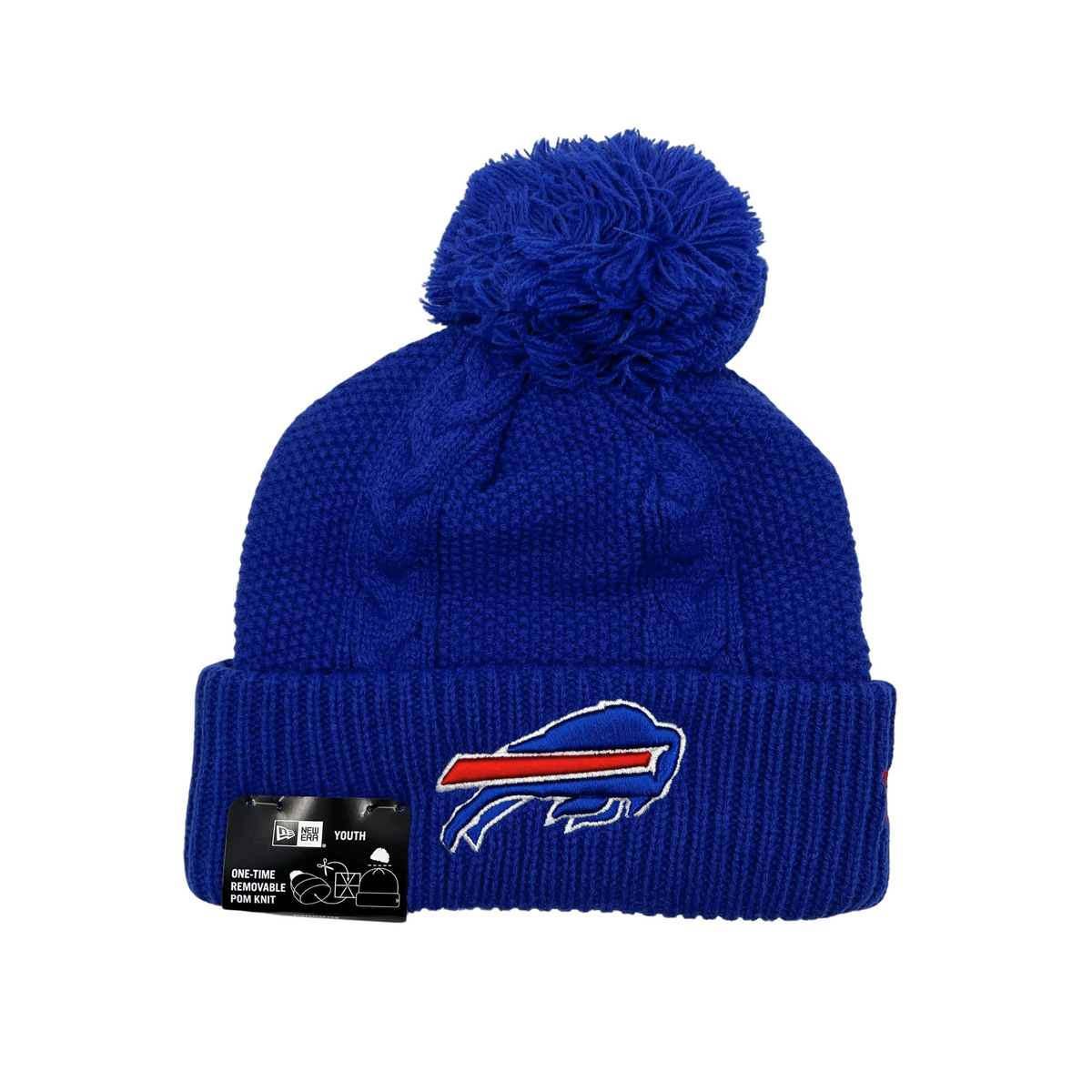 Youth New Era Buffalo Bills Royal Blue Knit Hat | The BFLO Store