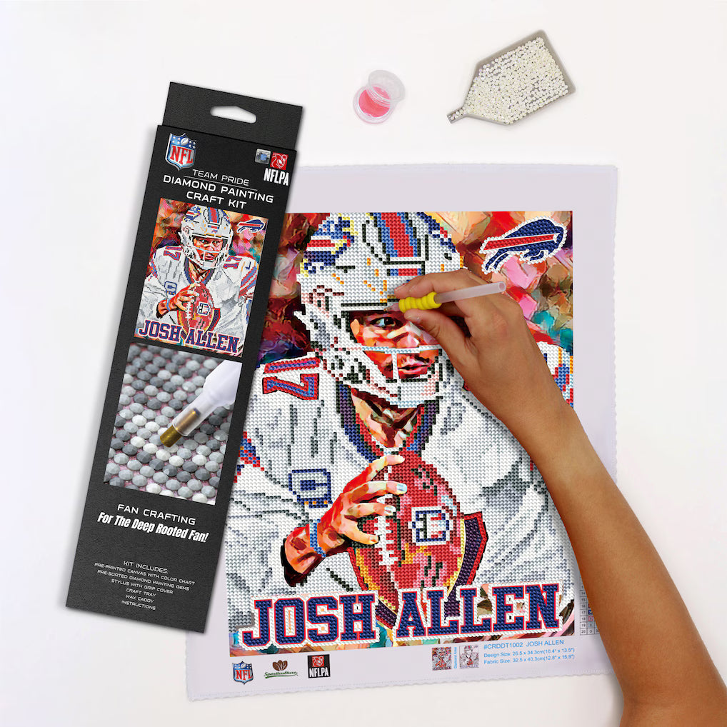Buffalo Bills Josh Allen Diamond Painting Craft Kit | The BFLO Store
