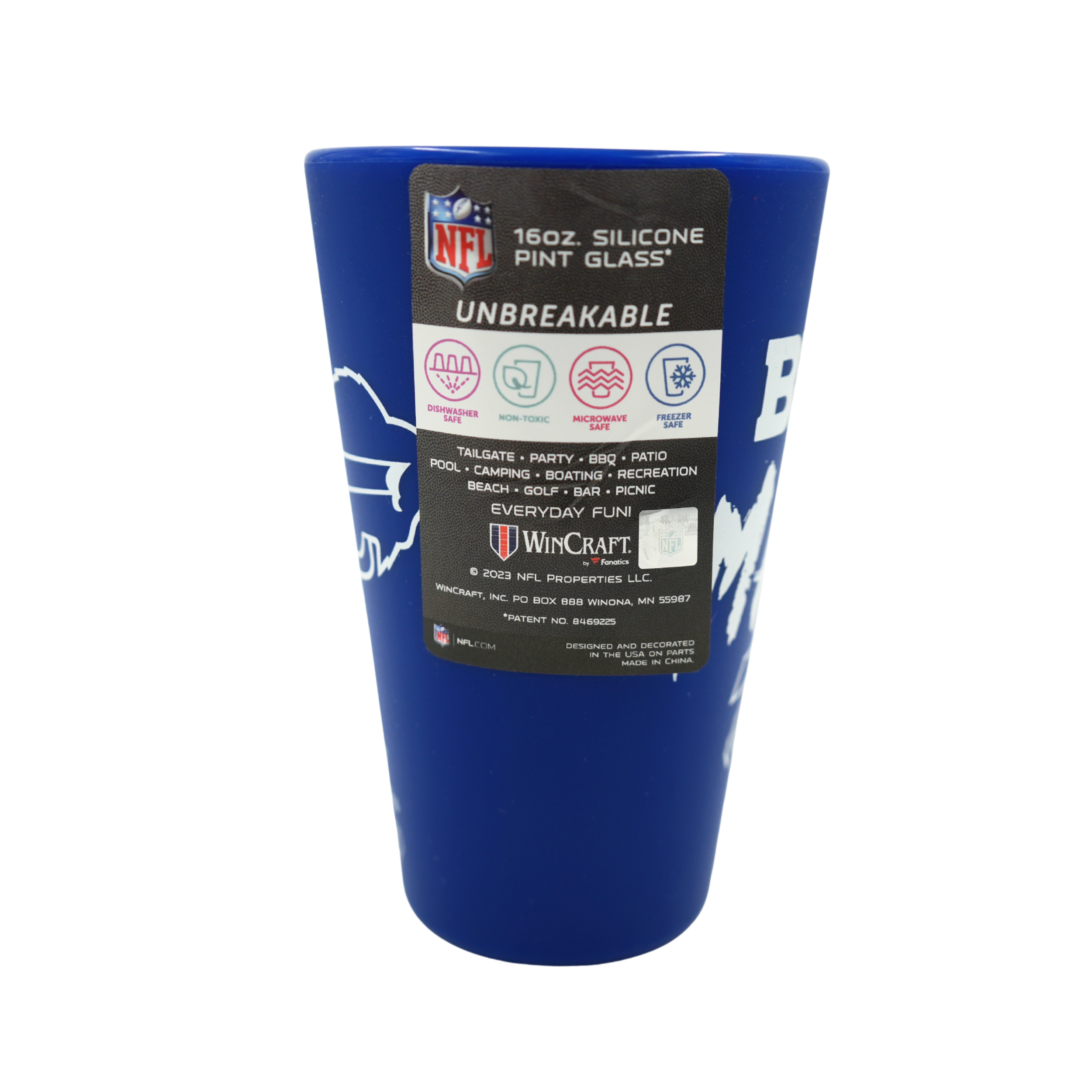 Bills Mafia Blue Silicone Unbreakable 16oz Cup | The BFLO Store