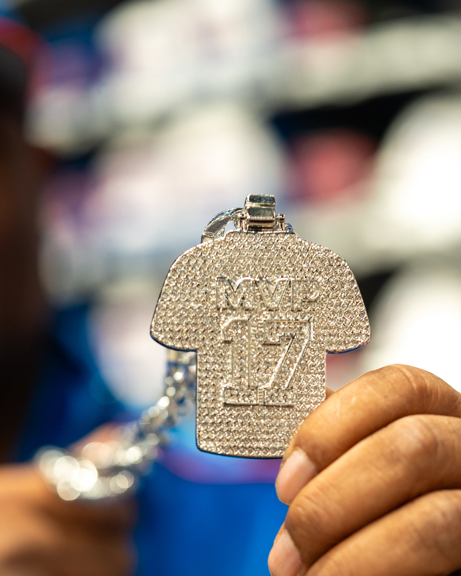 Buffalo Bills Josh Allen 17 MVP Bling Chain | The BFLO Store