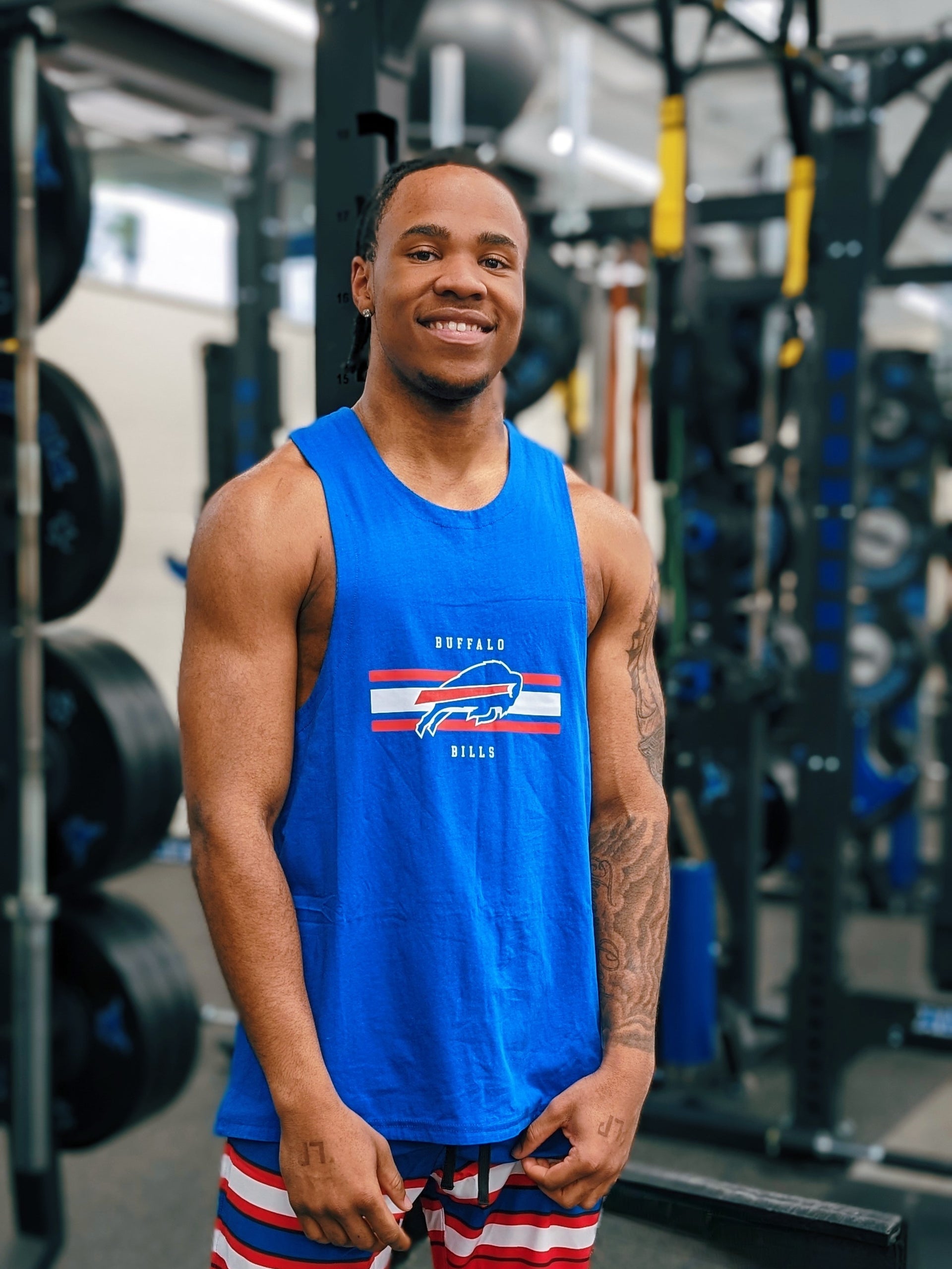 Buffalo Bills Royal & Mesh Reversible Muscle Tank Top | The BFLO Store