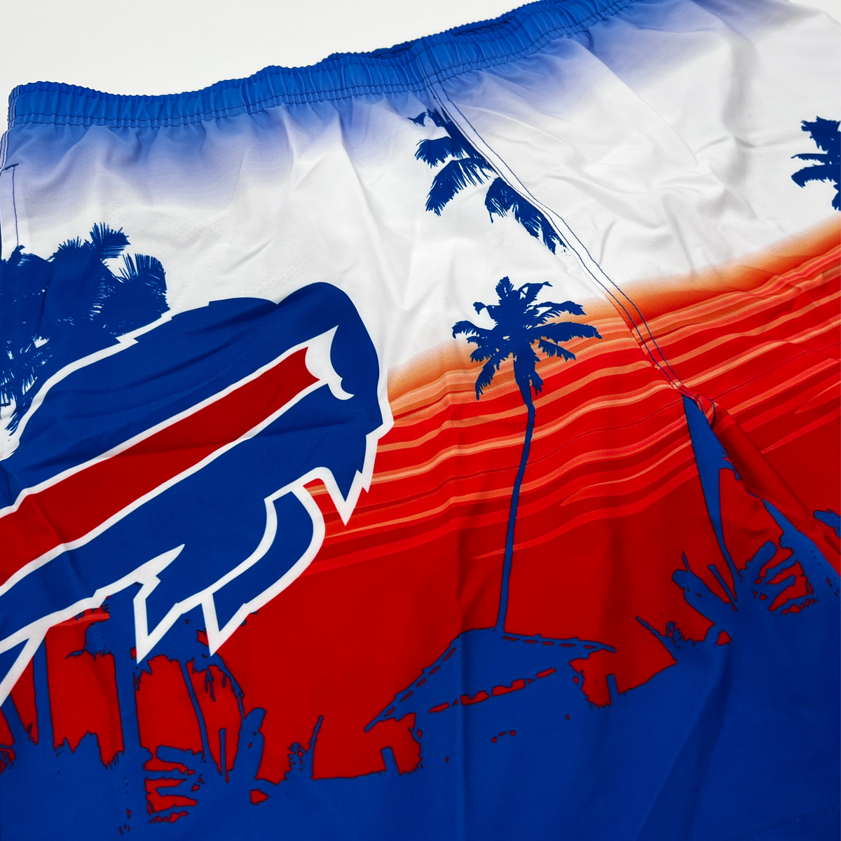 Buffalo Bills Sunset & Palm Trees Swim Trunks | The BFLO Store