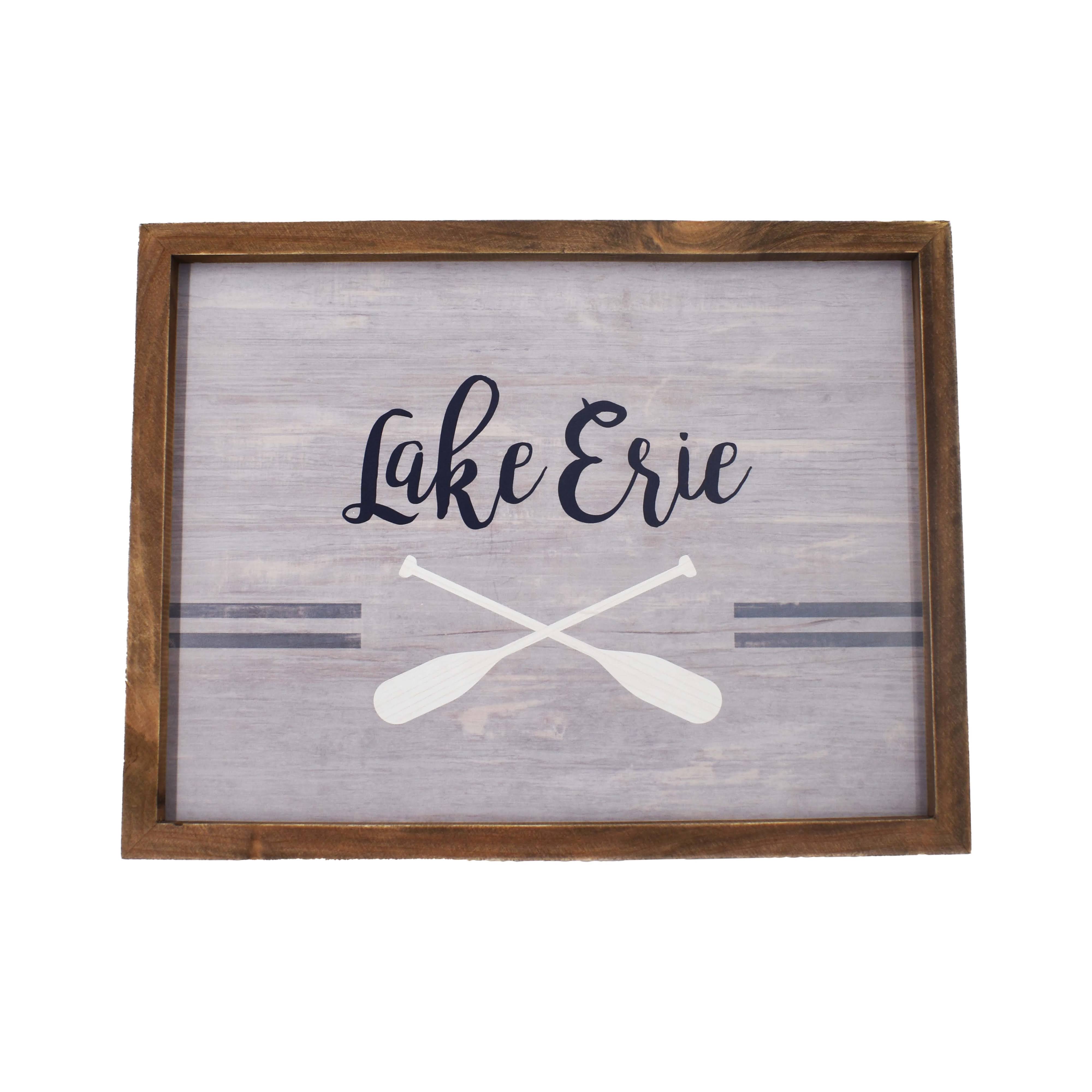 "Lake Erie" Crossed Paddles Sign – The BFLO Store