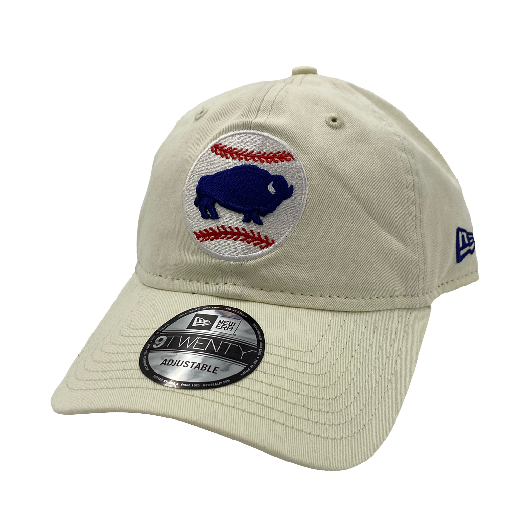 New Era Buffalo Bisons Cream Adjustable Hat | The BFLO Store